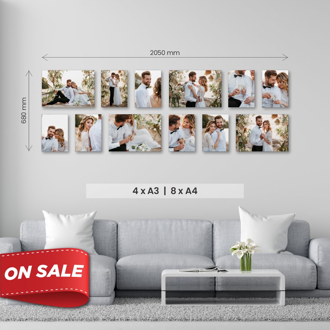 Double Large 6 Piece Canvas Combo – Canvas and Gifts