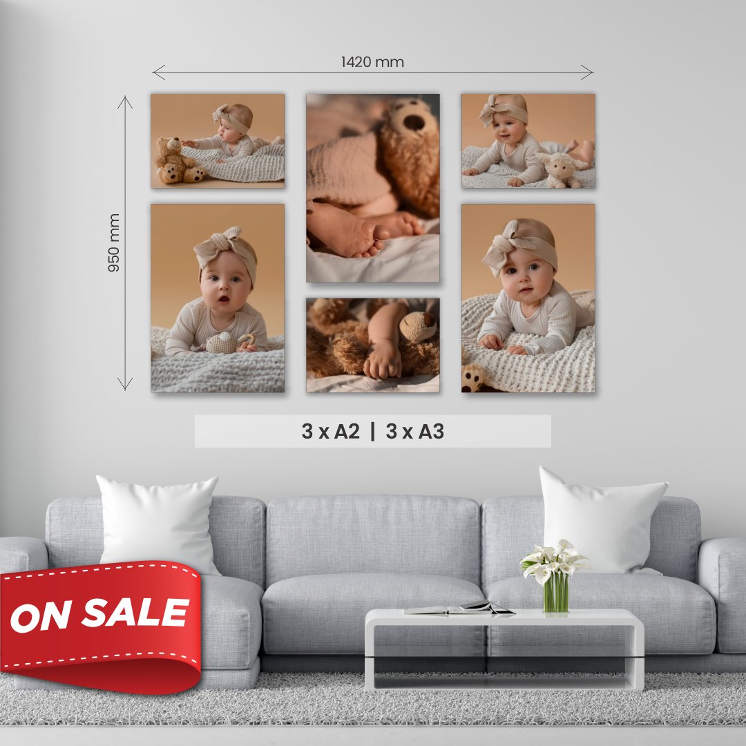 Large 6 Piece Puzzle Canvas Combo – Canvas and Gifts