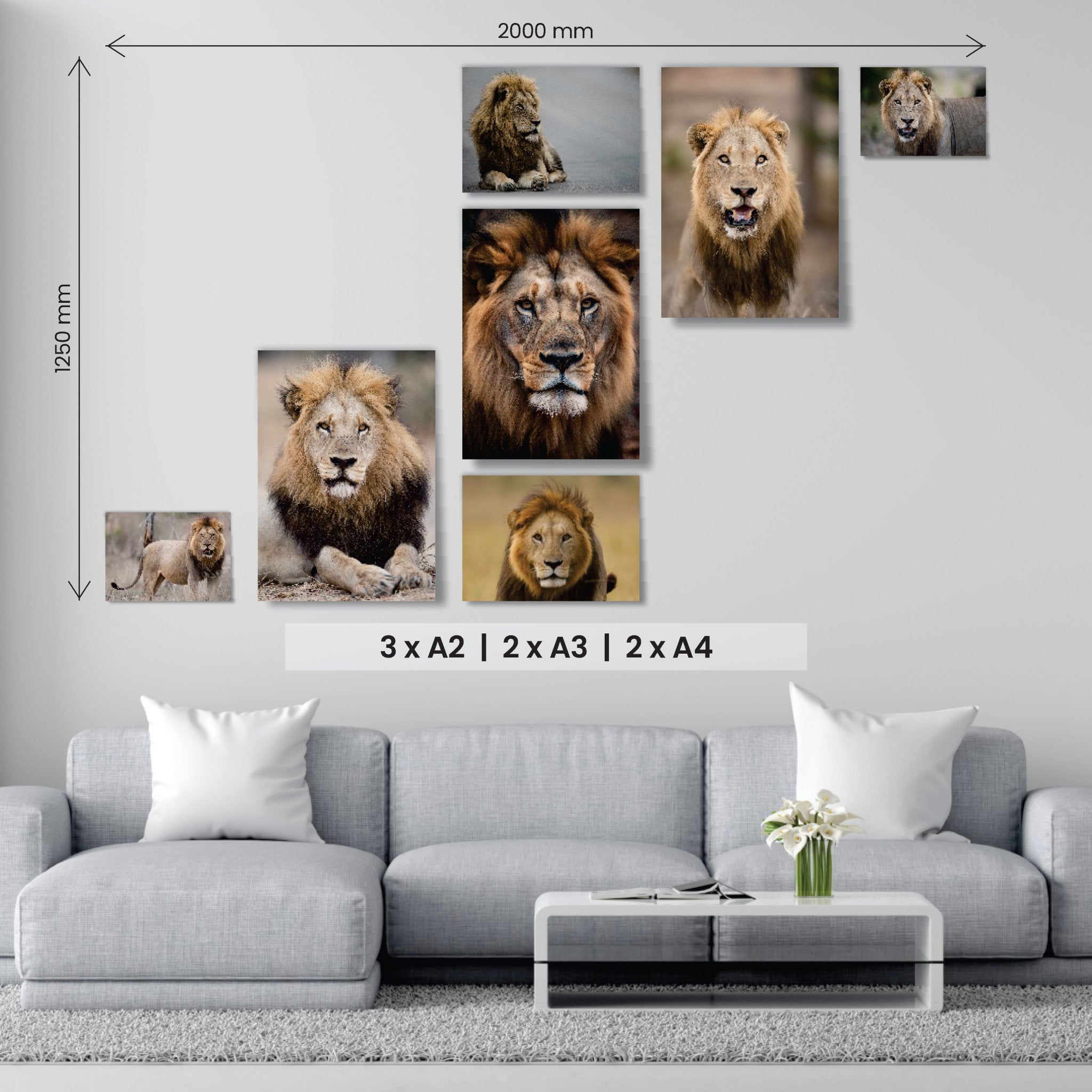 Sleek 7 Piece Canvas Combo – Canvas and Gifts
